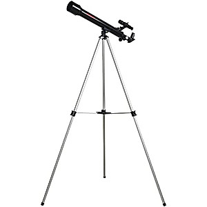 TASCO Spacestation 600 x 50mm Refractor Telescope, Astronomy Telescope for Adults and Beginners, Black