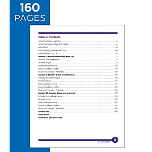 Summer Bridge Activities 7th to 8th Grade Workbook, Math, Reading Comprehension, Writing, Science, Social Studies, Fitness Summer Learning Activities, 8th Grade Workbooks All Subjects With Flash Cards