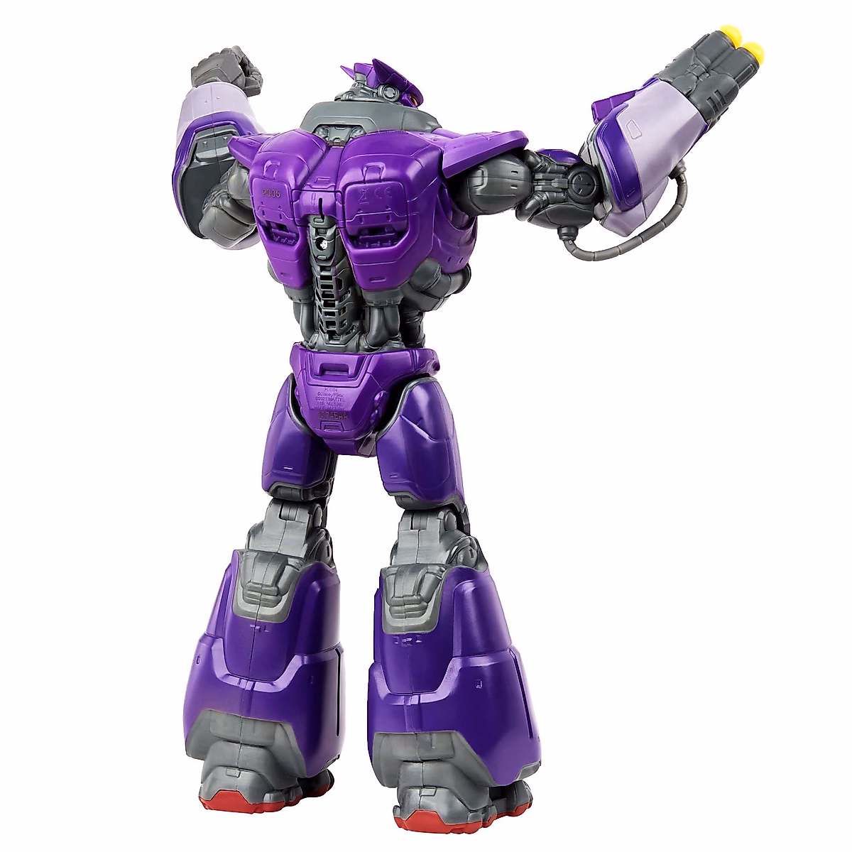 Mattel Disney Pixar Lightyear Action Figure, Blaster Attack Zurg with Lights, Sounds, Blaster & 3 Projectiles, 12-inch Scale