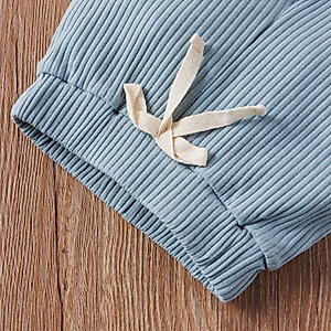 CIYCUIT Baby Boy Clothes 0 3 6 9 12 18 Months Romper Shorts Summer Outfits Blue 0-3 Months