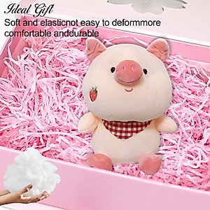 AUCOOMA Pig Plush Stuffed Animal Cute Pink Pig Plush Pillow Piggy Plushies Doll Toy 9.8"