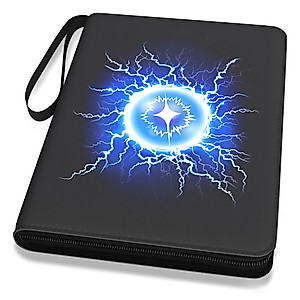 Tequilafy Pocket Trading Card Binder Compatible with Pokemon, Carrying Case Album, Cards Protector for TCG, MTG, YuGiOh, Sport Cards Holder Up to 400 Cards