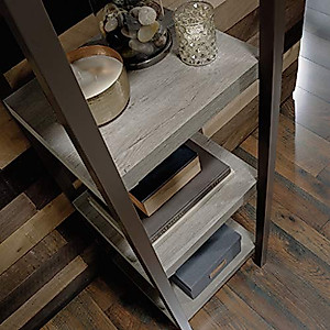 Sauder Manhattan Gate Tower Etagere, Mystic Oak Finish