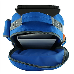 Deluxe Wheeled Rolling Backpack for School with Premium Sturdy Wheels Royal