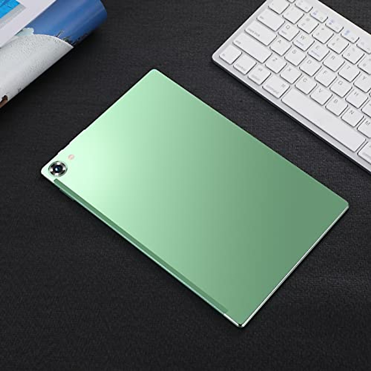 Qinlorgo 10 Inch Tablet, Support 4G Network Front 5MP Rear 8MP US Plug 100-240V 6GB 256GB Night Reading Mode 4G Calling Tablet for 11 (US Plug)