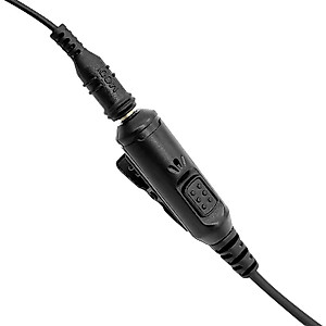 JUYODE Quick Disconnect Earpiece 2 Pin Walkie Talkie in-Ear Headset for Baofeng UV-5R UV-82 UV-82hp BF-888s BF-F9 Archsell AR-152 Kenwood TK-2312 Retevis H-777 RT21 RT22 RT68 Single Wire Surveillance