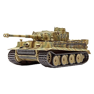 Tamiya 32603 1:48 SdKfz. 181 Tiger I Eastern Frü.Prod. Model Building, Plastic Kit, Crafts, Hobby, Gluing, Plastic Kit, Unpainted, Multi-Coloured