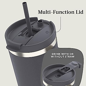 Contigo Streeterville 40oz Tumbler, Stainless Steel Vacuum Insulated, Leak-Proof, Cold for 29 Hours, Darkstone