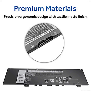 F62G0 Battery for Dell INSPIR0N 7370 7373 5370 7380 7386 P91G Vostro 13 5370 13-5370-D1505G Laptop P83G P83G001 P83G002 RPJC3 0RPJC3 39DY5 F62GO