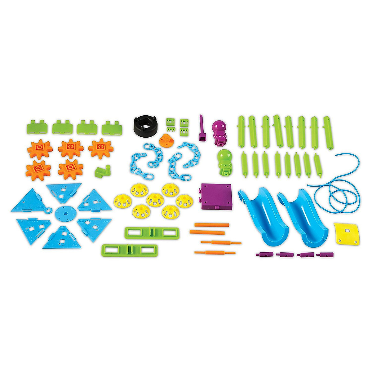 Learning Resources Playground Engineering & Design STEM Set - 104 Pieces, Ages 5+ STEM Toys for Kids, Construction Toys