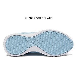 Avia Air Slip On Shoes for Women - Casual Comfortable Athletic Tennis Walking Sneakers for Women with Memory Foam - Aqua Blue/Navy Blue, 7.5 Medium