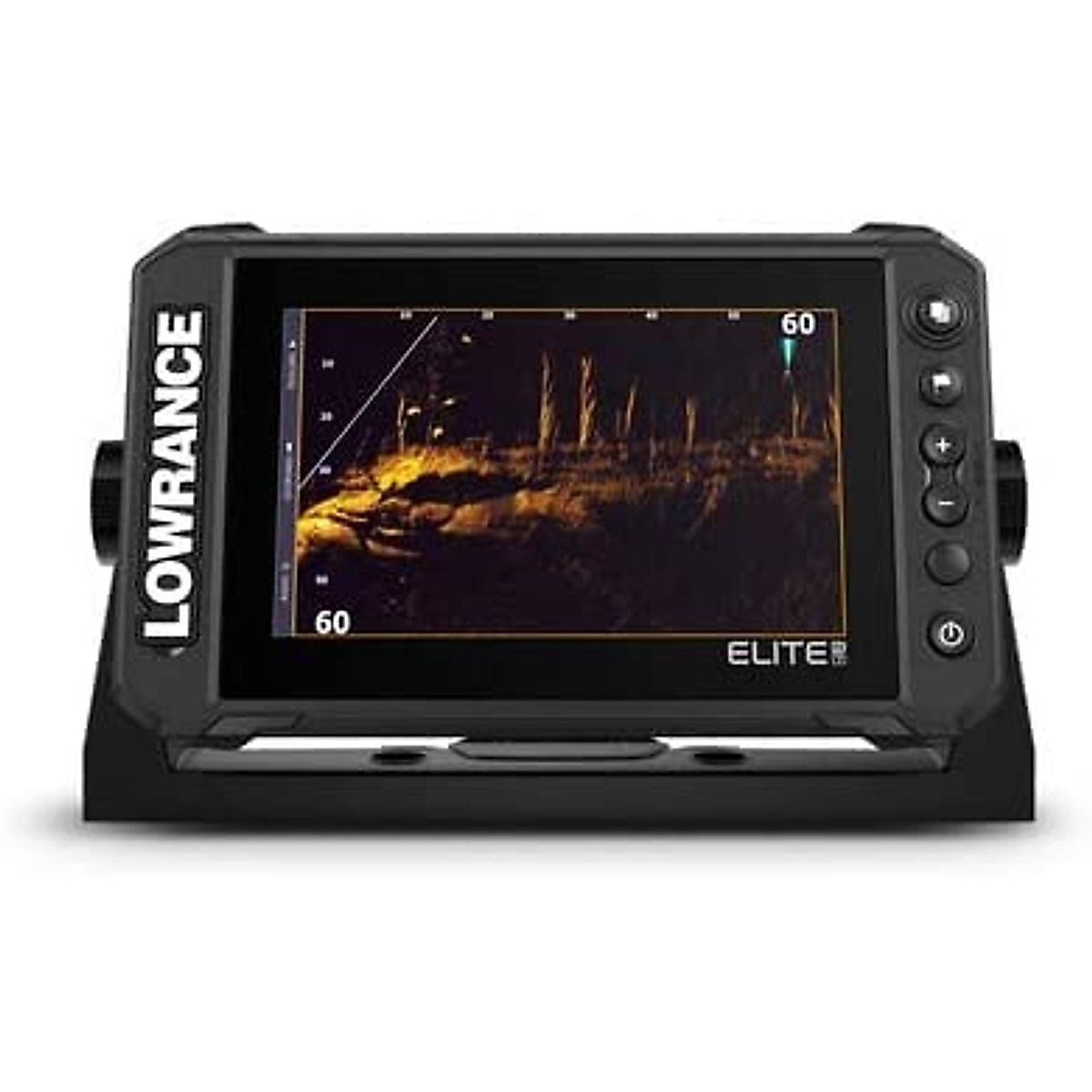 GPS City Lowrance Elite FS 7 Fish Finder with Active Imaging 3-in-1 Transducer, Preloaded C-MAP Contour+ Charts & Protective Cover Bundle (000-15688-001)