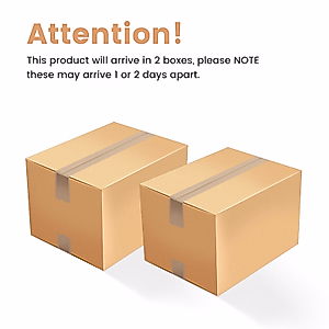 QEZEOM 55.27" Dining Table for 4-6, Modern Rectangular Kitchen Table with Wavy Design Legs, Home Office, Living Room Furniture, Easy to Assemble, White