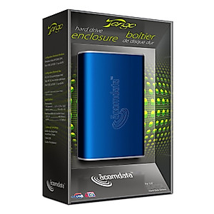 Acomdata Tango USB 2.0/eSATA 2.5-Inch SATA Hard Drive Enclosure TNGXXXUSE-BLU (Blue)