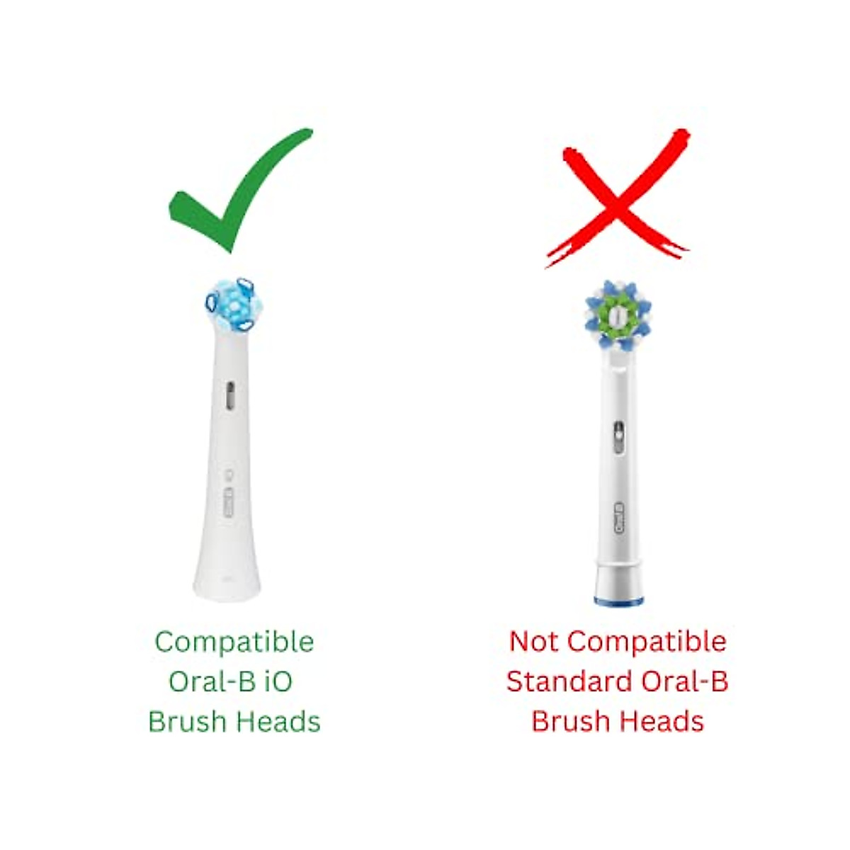 HOYT DESIGN for Oral-B iO Countertop Electric Toothbrush Brush Head Holder (Only Compatible with iO Series Heads)