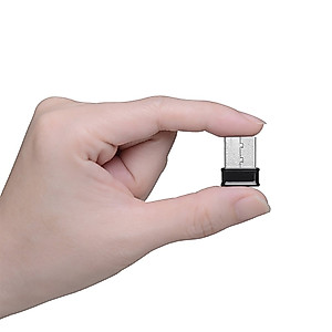 Edimax 2-in-1 Wi-Fi 4 802.11n N150 + Bluetooth Low Energy (BLE) 4.0 Combination Adapter for PC, Wireless Nano USB Adapter Dongle, 150Mbps, Windows 11 Plug-n-Play, EW-7611ULB *Check Out V2 for BT 4.2