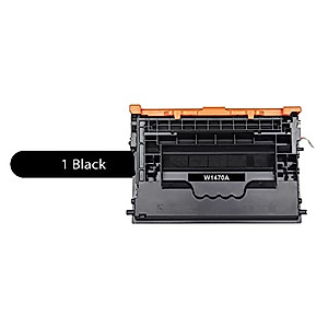 147A Black Toner Cartridge 1-Pack (with Chip) Compatible Replacement for HP 147A 147X W1470A W1470X for HP Laserjet Enterprise M610n M611dn M611x M612dn M612x MFP M634h M635fht M635h Printer Ink