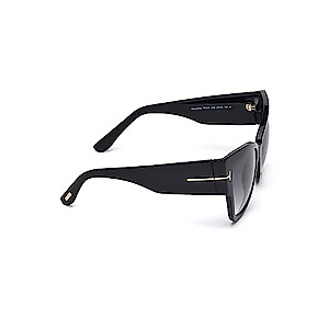 Tom Ford Women's TF371 Sunglasses, Shiny Black