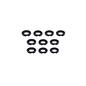 MEFONKOU 3/8" Impact Wrench Retaining Socket Rings & O-ring For Electric Wrench and Air Wrench（10 sets）
