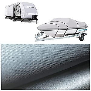 Collyon RV Cover Patch Kit,Self Adhesive Patchfor Sail Tarp Boat Covers and More(3PCS)