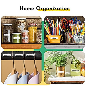 Label KINGDOM Label Tape JM-231 Compatible for Brother P Touch Label Tape PT-D210 PT-H110 and D210S P3100D E1000 Label Maker JM231 12mm 0.47 Laminated White, 5 Pack