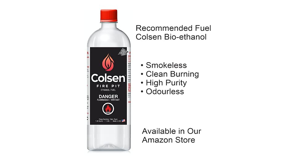 Colsen Hex Large Fire Pit - Indoor & Outdoor Portable