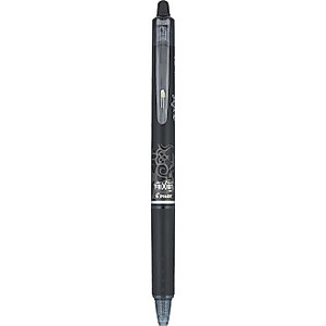 Pilot FriXion Clicker 0.7mm, Erasable Gel Pens, Fine Point (6-Pack, Black/Blue)