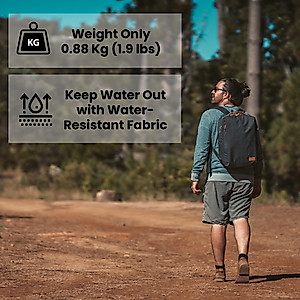 Nordace Siena Smart Backpack with USB Charging - 15.6 Inch Laptop Backpack, 19L Daily Backpack for Travel, Everyday, Work, or School (Black)