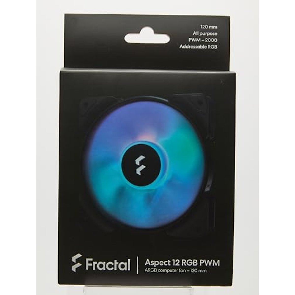 Fractal Design Aspect 12 RGB 120 mm PWM Wide 500-2000 RPM Range Black Frame Computer Fan