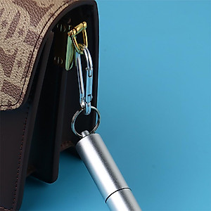 Reusable Metal Straws Collapsible Stainless Steel Straws with Cleaning Brush and Storage Case Portable Collapsible Straws with a Case for Travel Home Metal Straws Drinking