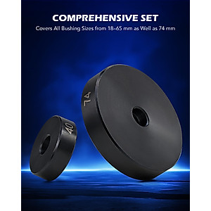 Orion Motor Tech 52-in-1 Custom Bushing Driver Tool Set and Transmission Wheel Axle Bearing Race Seal Installer Remover, Bush Removal Puller Bearing Press Tool Kit