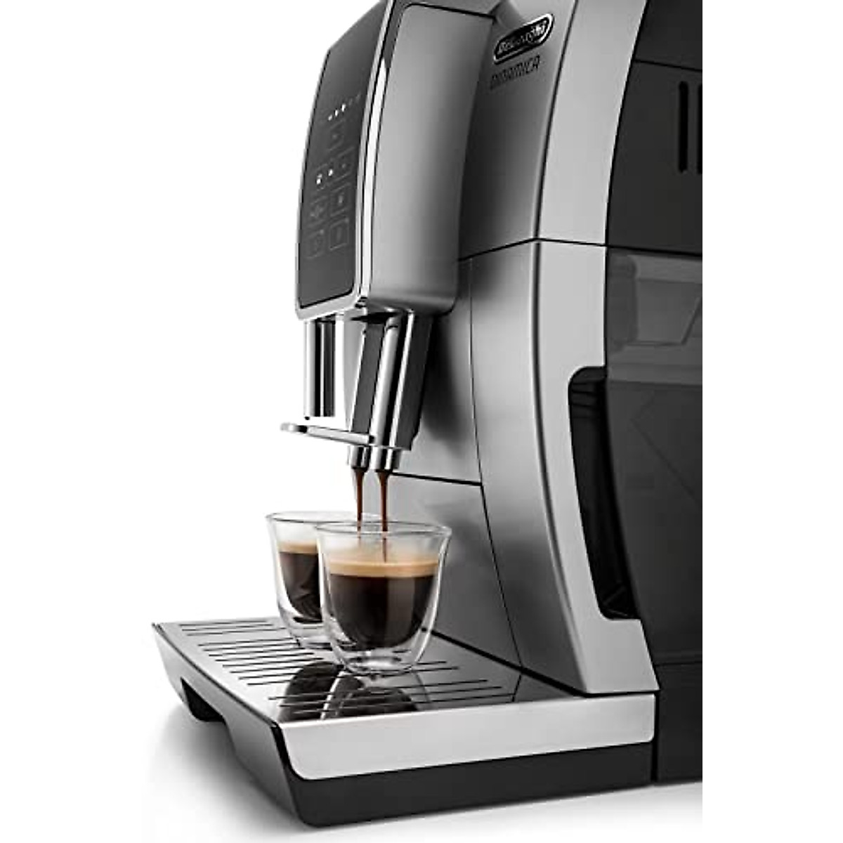 De'Longhi Dinamica Fully Automatic Coffee and Espresso Machine with Premium Adjustable Frother, Stainless Steel, ECAM35025SB