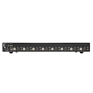 Tripp Lite KVM Switch, 8 Port HDMI USB with Audio and USB Sharing KVM Switch, 1U Rack Mount (B024-HU08)