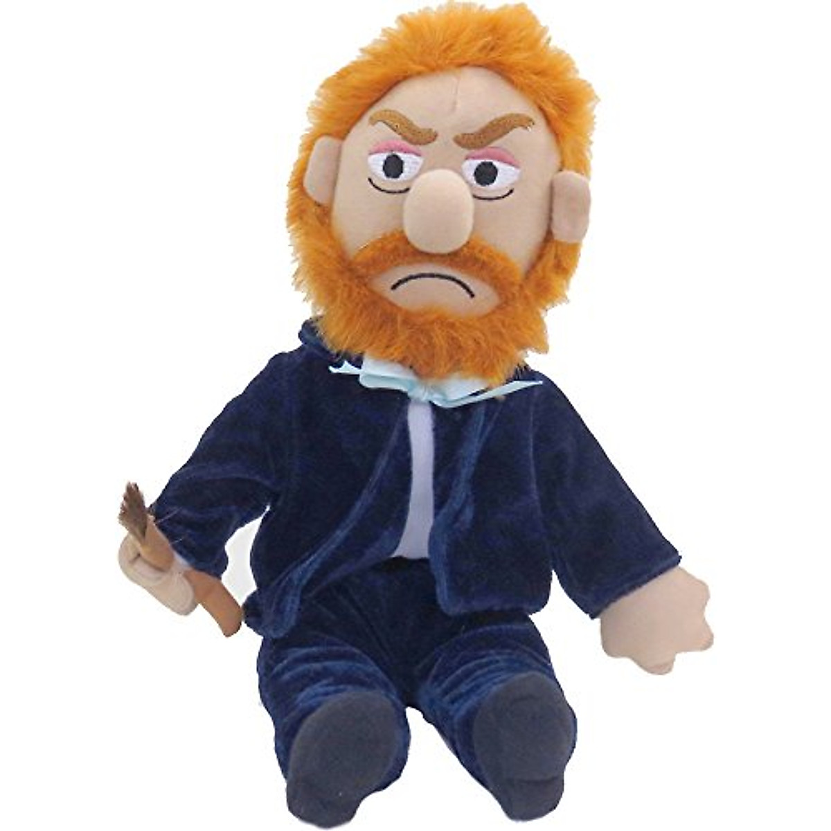 Vincent Van Gogh Doll - 11" Soft Stuffed Plush Little Thinker - Toy for Kids or Adults