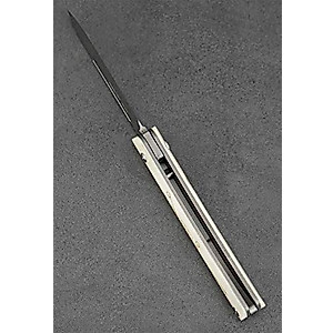 twosun Knives SLIP JOINT M390 Titanium Bone Handle Pocket Folder Knife TS197