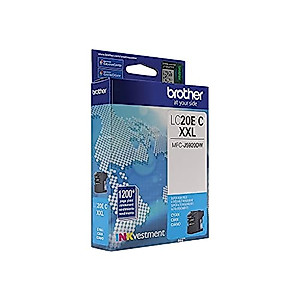 Brother LC20EC Super High Yield Cyan Ink Cartridge