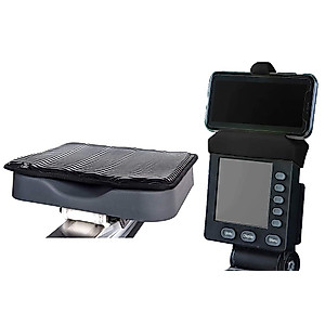 The Performance Rowing Machine Combo: Rowing Machine Cushion and Phone Holder Compatible with PM5 Monitor from Concept 2
