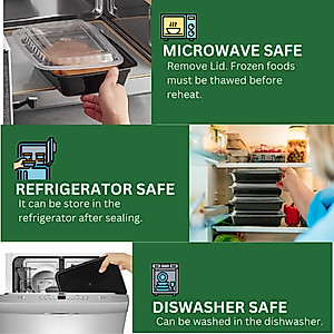 38oz 25pack Rectangular Food Container Pack of 25 | Meal Prep Containers w/t Lids, BPA Free, Stackable, Microwave/Dishwasher/Freezer Safe | Reusable Chopstick Helper Practice, Adult, Trainer