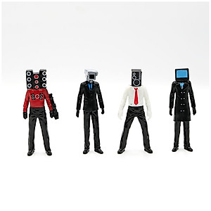 GLXYSN 8Pcs Action Figure Horror Cartoon Movies Character Action Figure Model for Kids Birthday Party Cake Topper Halloween Parties Decoration