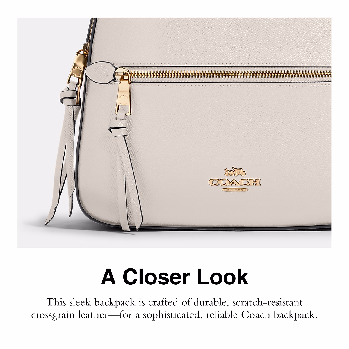 Coach Jordyn Backpack, Chalk