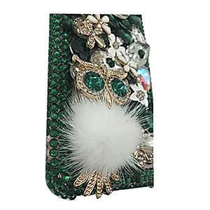 redecarie for Samsung Galaxy Note 10 Plus Diamond Case,Luxury Crystal Rhinestone Owl Bling Glitter Shiny Gemstone Women Girls Kids Sparkle Protective Phone Case Cover