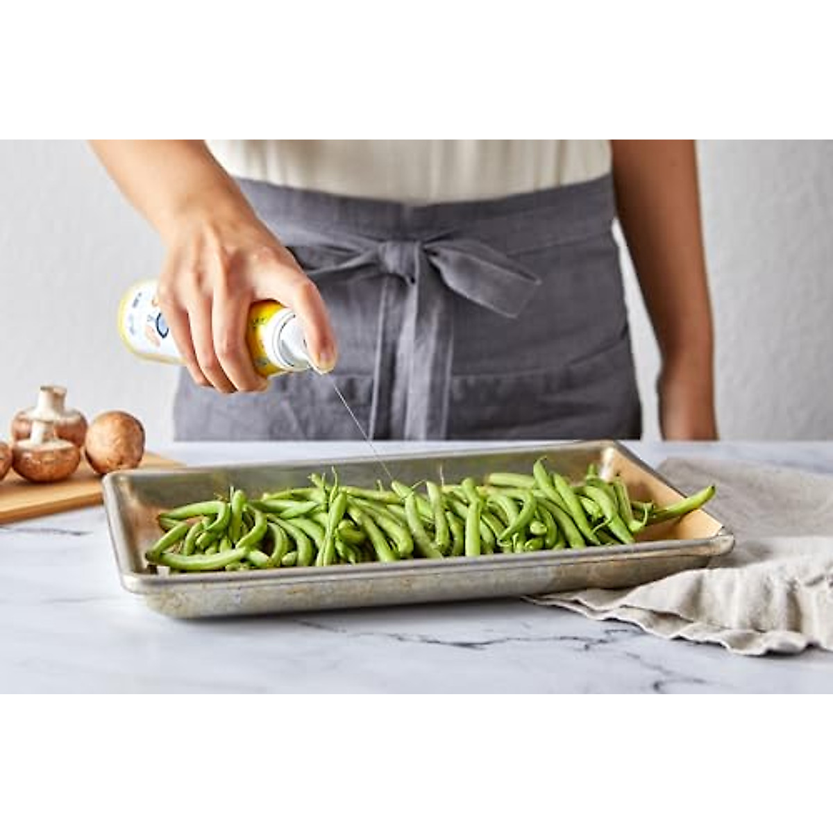 La Tourangelle, Non Stick Cooking Spray, Expeller Pressed Oil, Non Aerosol, For Neutral Flavor, Medium to High Heat, 5 Fl Oz