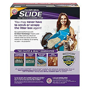 Arm & Hammer Platinum SLIDE Easy Clean, Clumping Litter, Multi-Cat, 37 Lbs