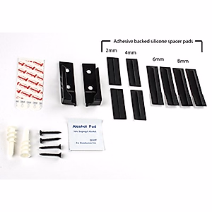 Dockem Koala Wall Mount 2.0 for iPhones, Samsungs & Most Phones: Damage-Free Universal Dock for iPhone 12, Pro, Pro Max, Mini; 11, Pro, Pro Max; SE 2, XS, Max, XR, X, 8, 8+, Galaxy S21s & More [Black]