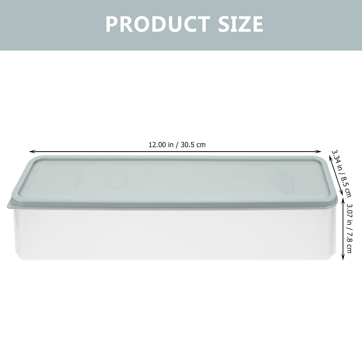 SHERCHPRY Airtight Food Storage Containers with Lids: 3Pcs Pasta Storage Containers for Pantry Spaghetti Noodles Clear Kitchen Containers Pantry Organization Storage Blue