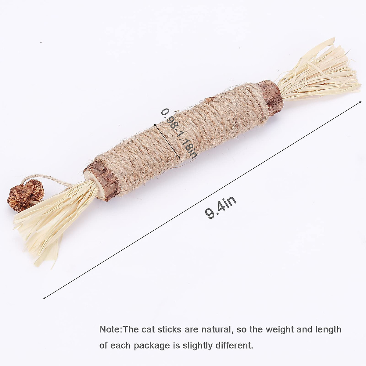 Ombsyej Matatabi Stick for cat, 5 Pack Silvervine Chew Sticks for Cats, Catnip Silvervine Toys Kitten Teething Toys Catnip Sticks Suitable for All Cats, Make Your cat Feel Calm and Relaxed