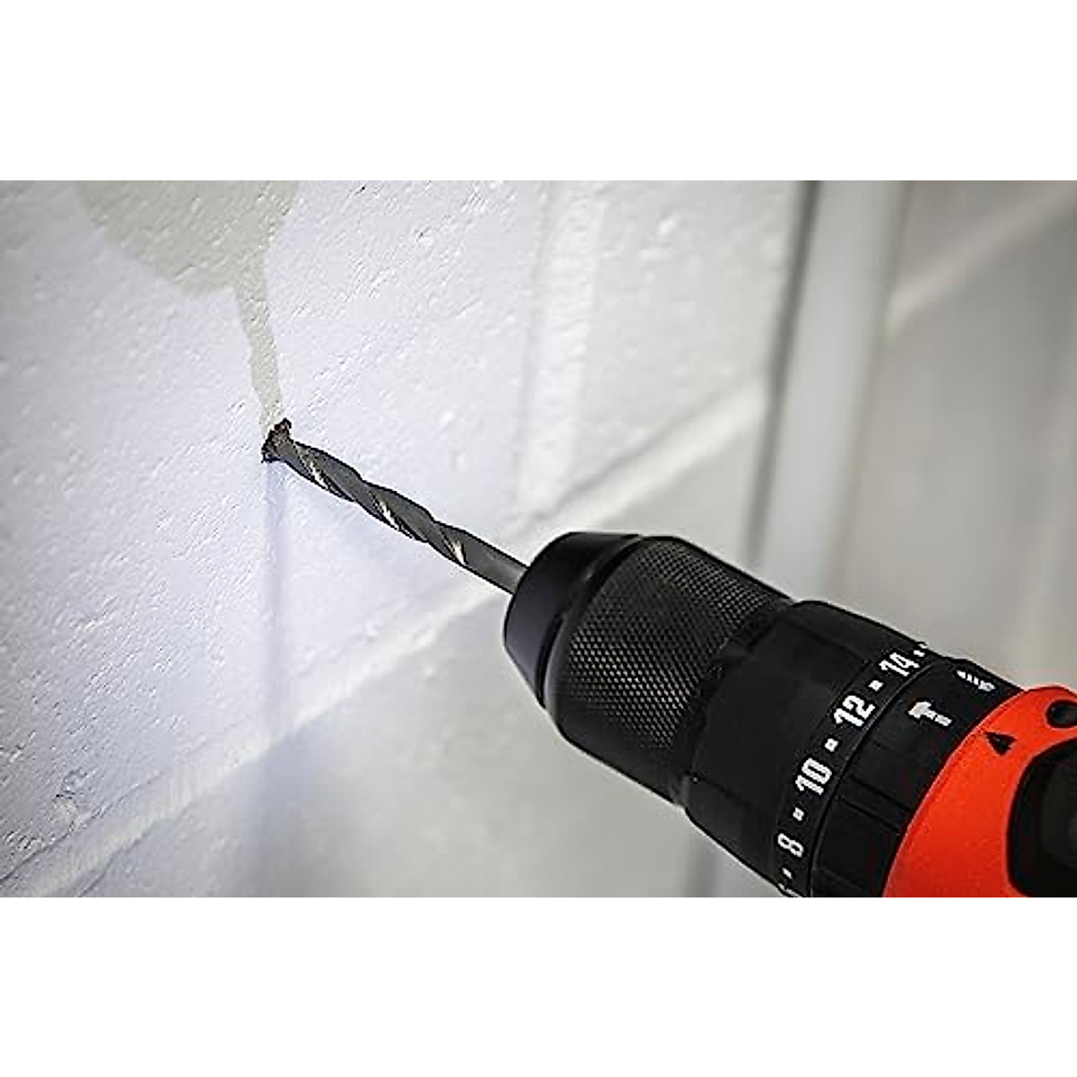 Sealey AK5708 Tungsten Carbide Tipped Masonry Drill Bit Set 8pc, Black