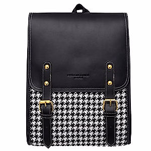 LEMITA Backpack 2023 Spring Color Contrast Large-capacity Schoolbag Work Commuting Backpack Handbag,black,26*14*32CM