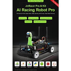 Waveshare JetRacer Pro AI Kit, High Speed AI Racing Robot Powered by Jetson Nano, Include Waveshare Jetson Nano Dev Kit 4GB (NOT Support Nano 2GB)
