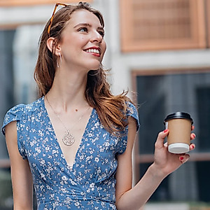 Sobriety Necklace for Women Sterling Silver Tree of Life Necklaces Symbol Pendant Recovery Alcoholics Sobriety Healing Jewelry Gift